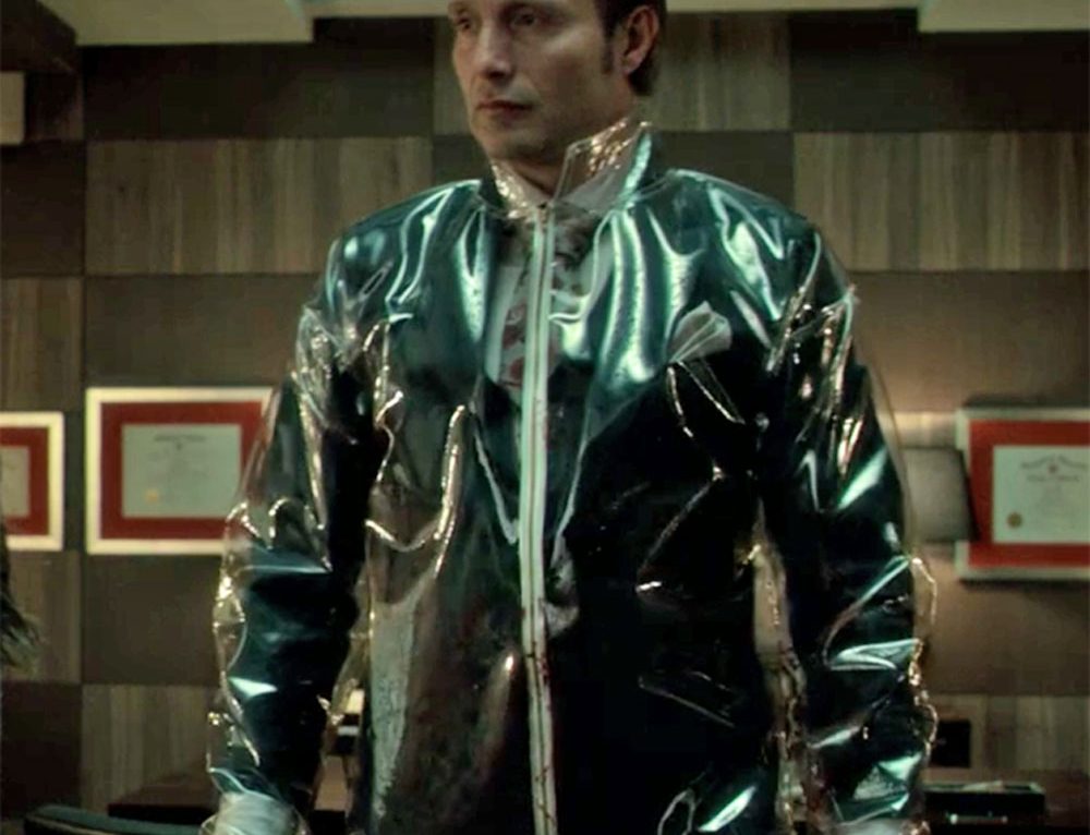 Hannibal's Brown & Green Suit for a Dinnner with Tobias