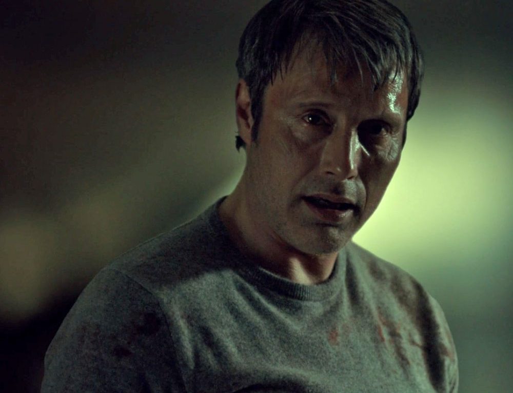 Hannibal's Maroon Milestone Leather Jacket for a Visit to the Catacombs